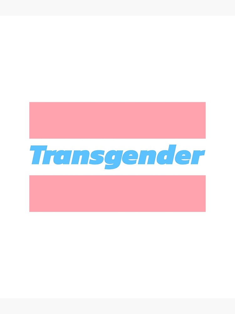 "Transgender Banner" Poster by EnbyPride | Redbubble