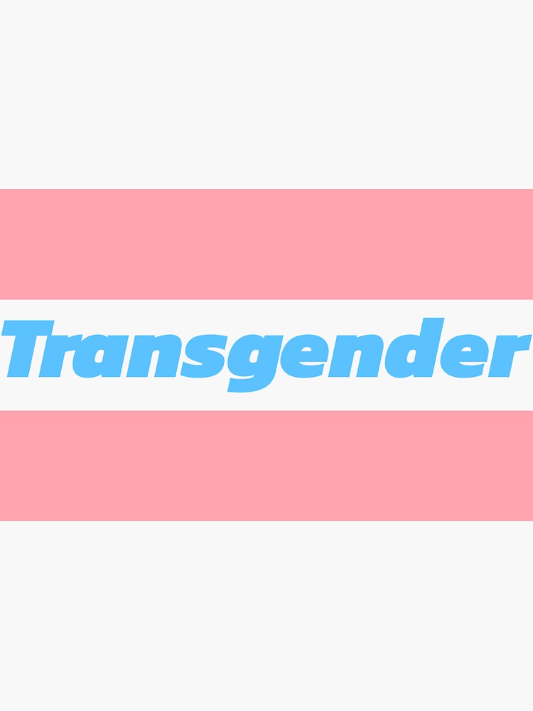 "Transgender Banner" Sticker for Sale by EnbyPride | Redbubble