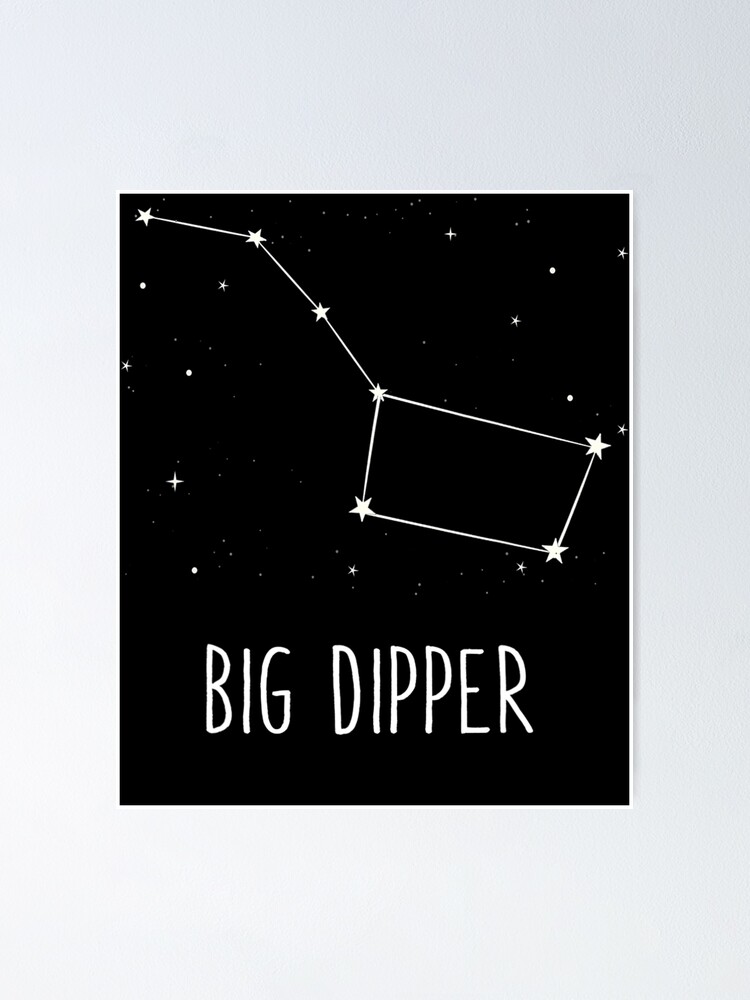 "Big Dipper Constellation Cute Space Stargazing" Poster for Sale by ...