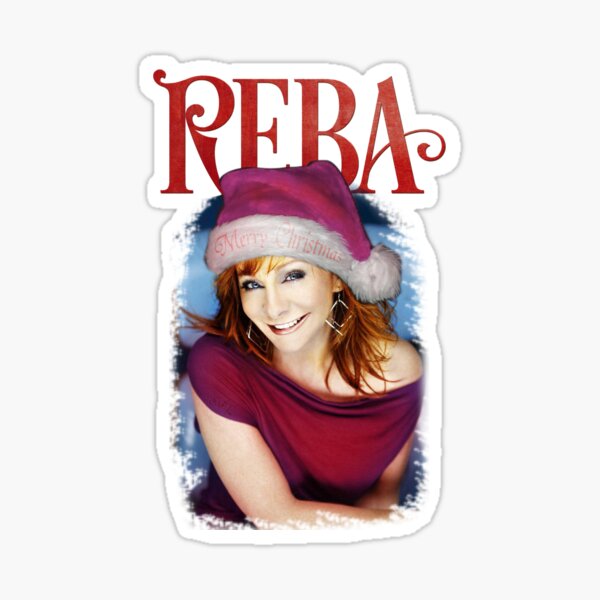 "Reba Merry Christmas Vintage 2021" Sticker for Sale by NessaGordon ...