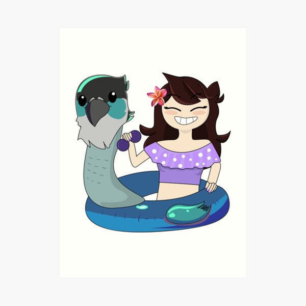 "Jaiden animations cute bird swimming in pool holing sunglasses, bird ...