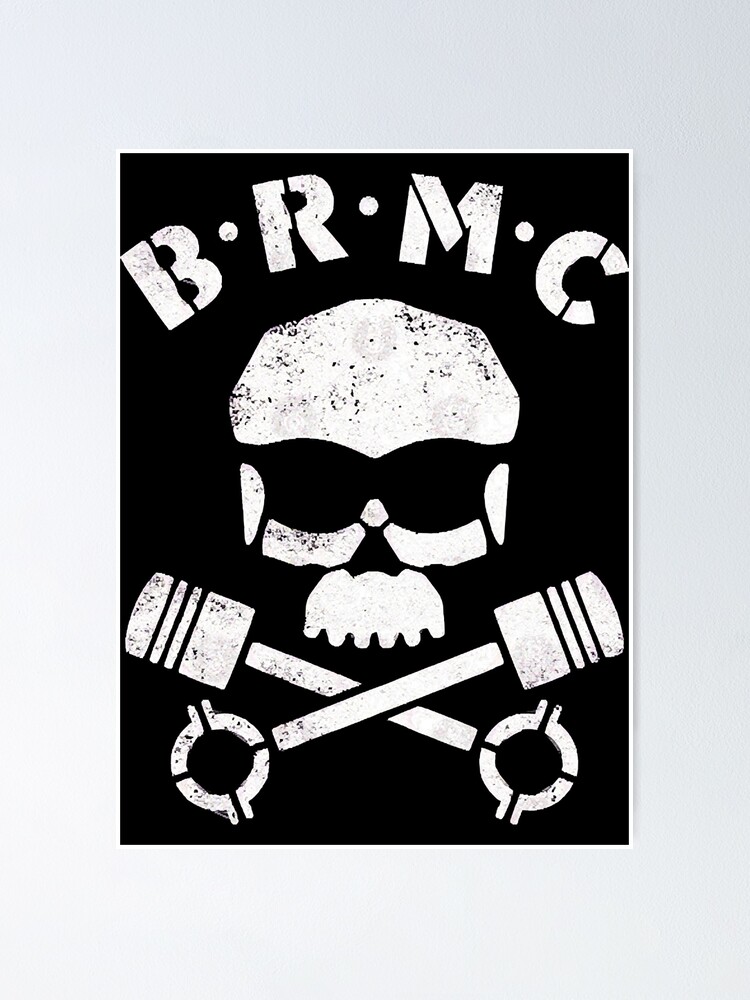 "BRMC Skull Logo " Poster by Susankimber | Redbubble