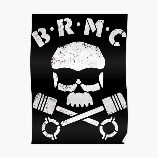 "BRMC Skull Logo " Poster by Susankimber | Redbubble