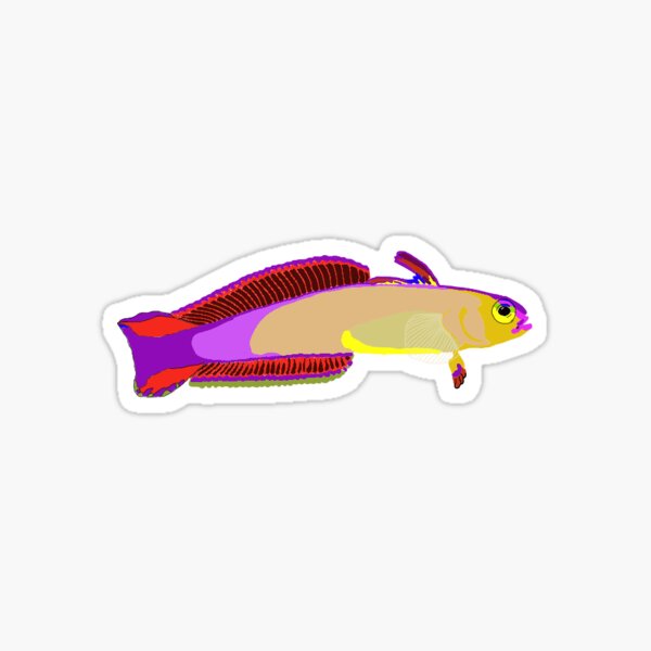 "Realistic Exquisite Firefish" Sticker for Sale by LogicalApe | Redbubble