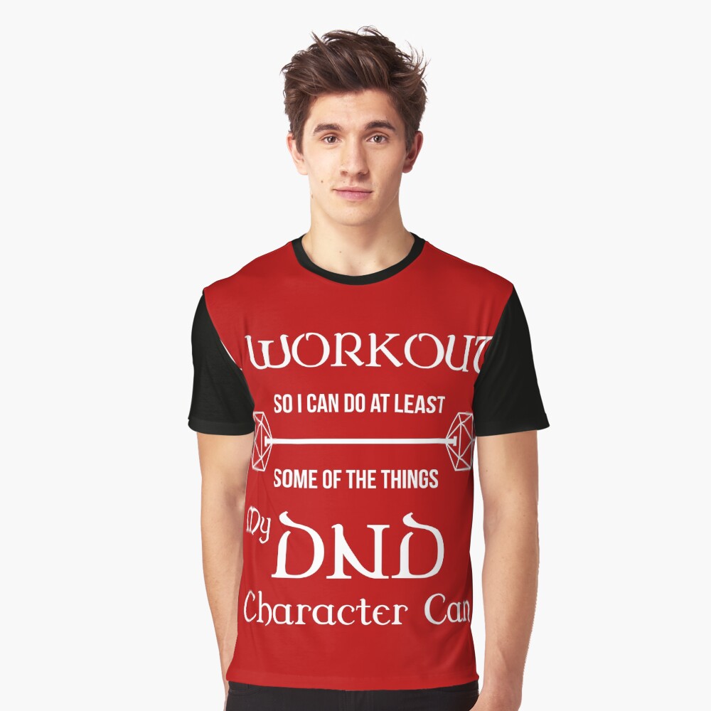 "DnD Character Workout - in white" Tank Top for Sale by MelanyB3 ...
