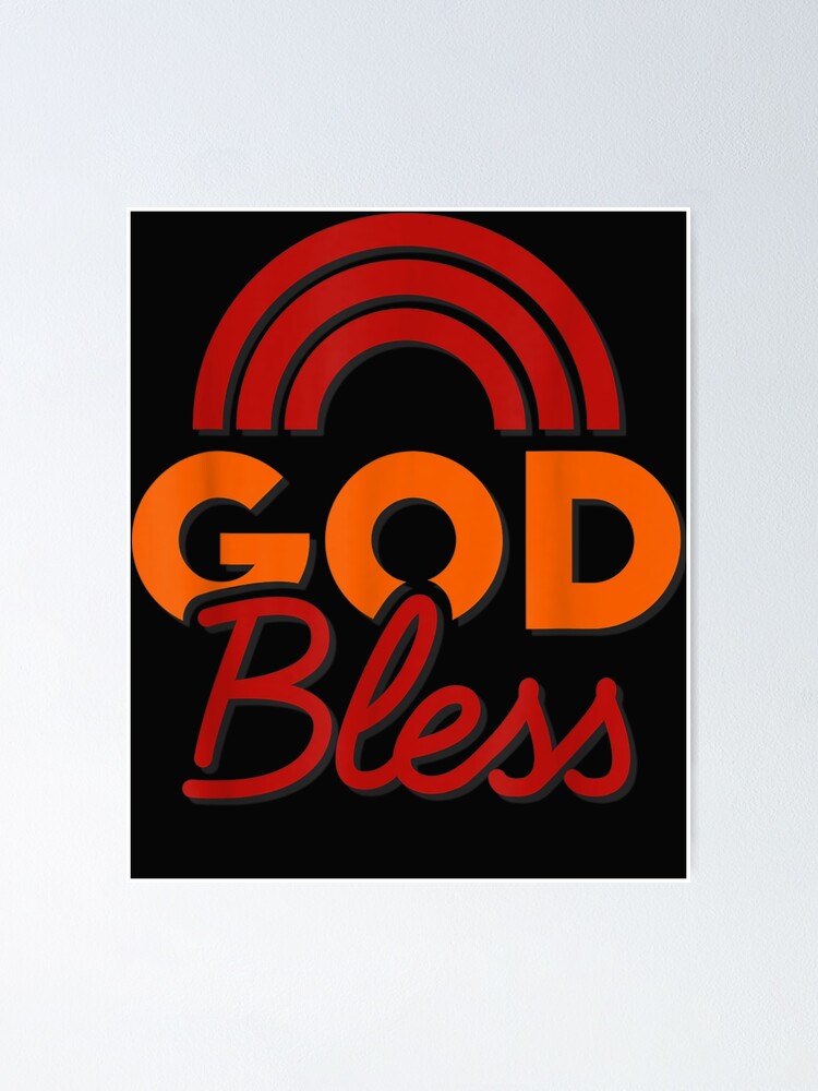 "Christmas God Bless Thanksgiving " Poster for Sale by ZoraidaLandrua ...