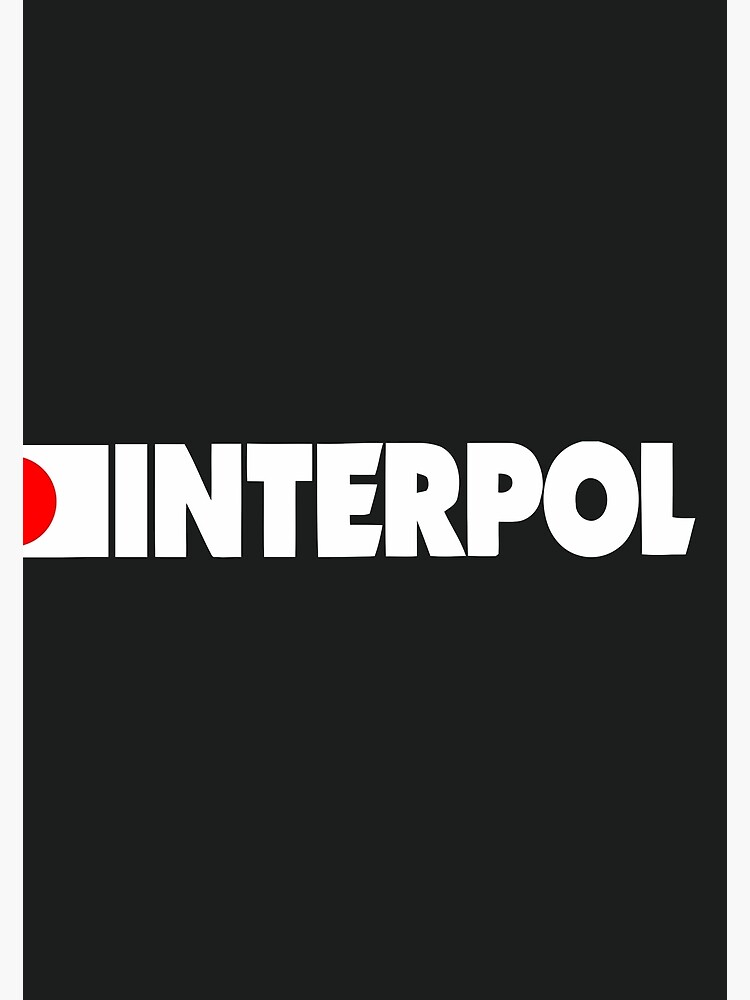"Interpol Band Logo" Poster for Sale by KyleCowena | Redbubble