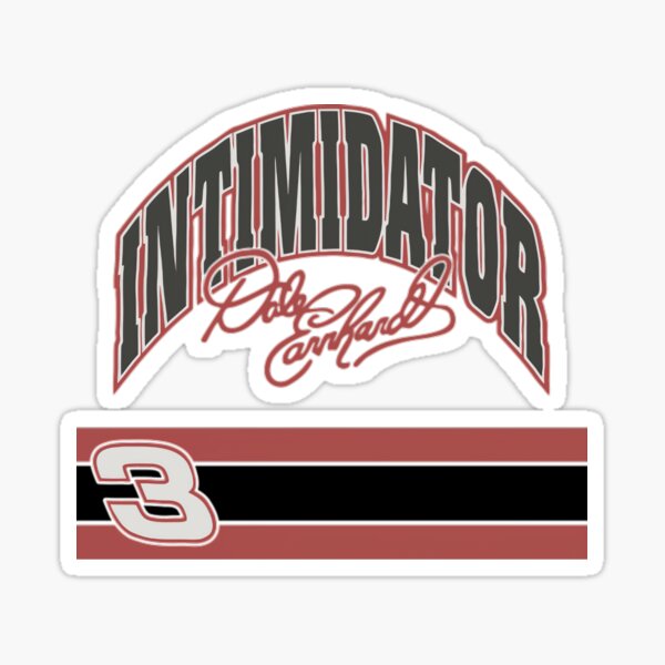 "Dale __ The Intimidator Tribute " Sticker for Sale by surfermarble ...