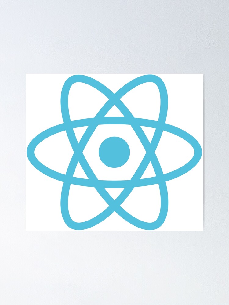 "React" Poster by BraveLilToaster | Redbubble