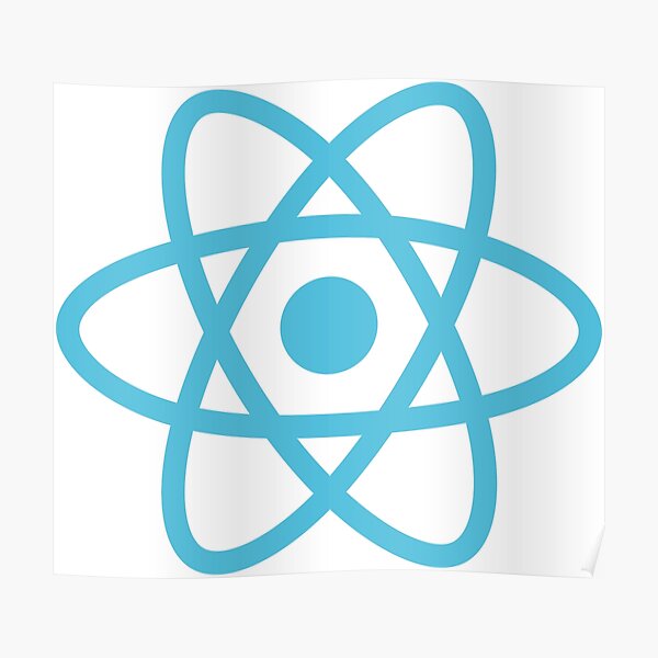"React" Poster by BraveLilToaster | Redbubble