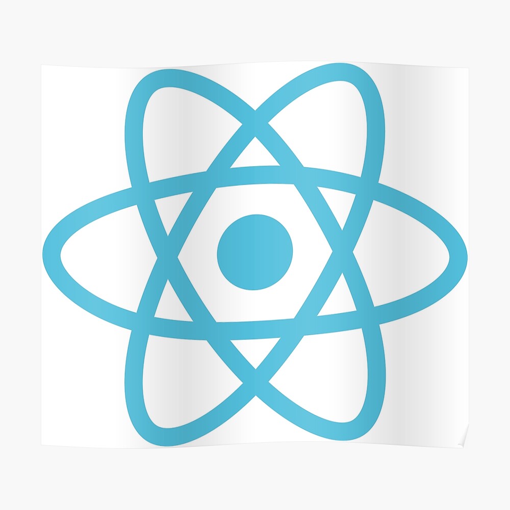 React Poster By Braveliltoaster Redbubble 
