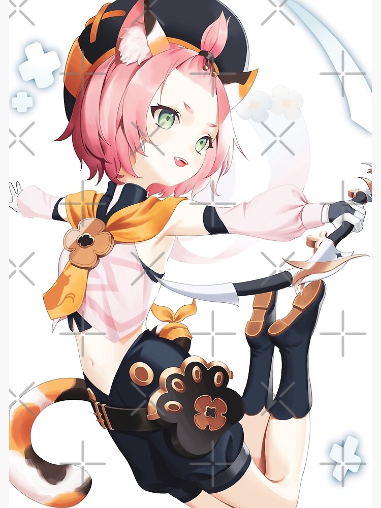 "Genshin Impact Diona" Photographic Print by delfinart | Redbubble