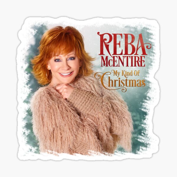 "Reba My Kind of Christmas Vintage" Sticker for Sale by NessaGordon ...