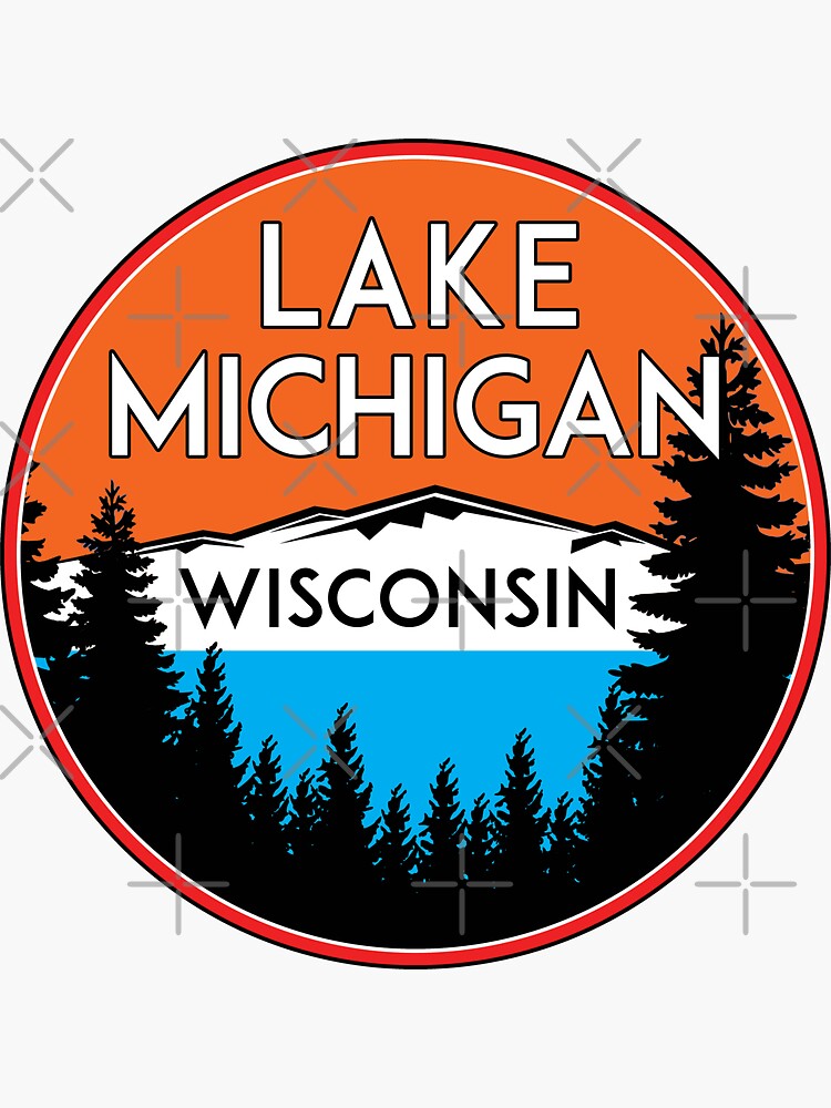 "LAKE MICHIGAN BOATING FISHING ILLINOIS INDIANA WISCONSIN VINTAGE ...