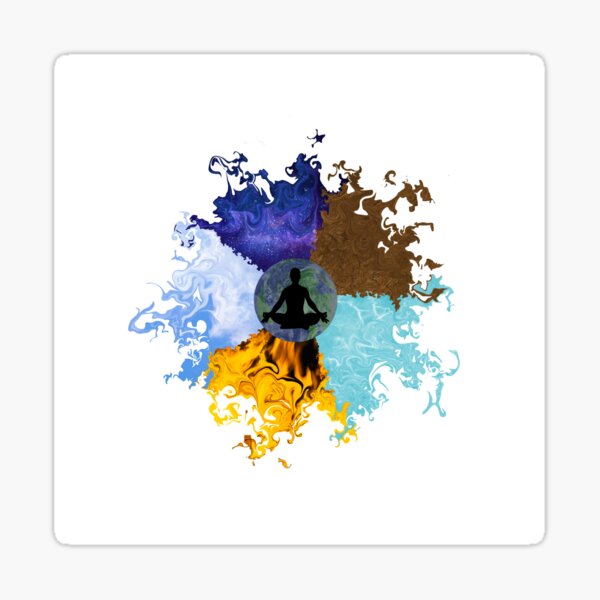 "5 Earth Elements" Sticker for Sale by Tedoradesign87 | Redbubble