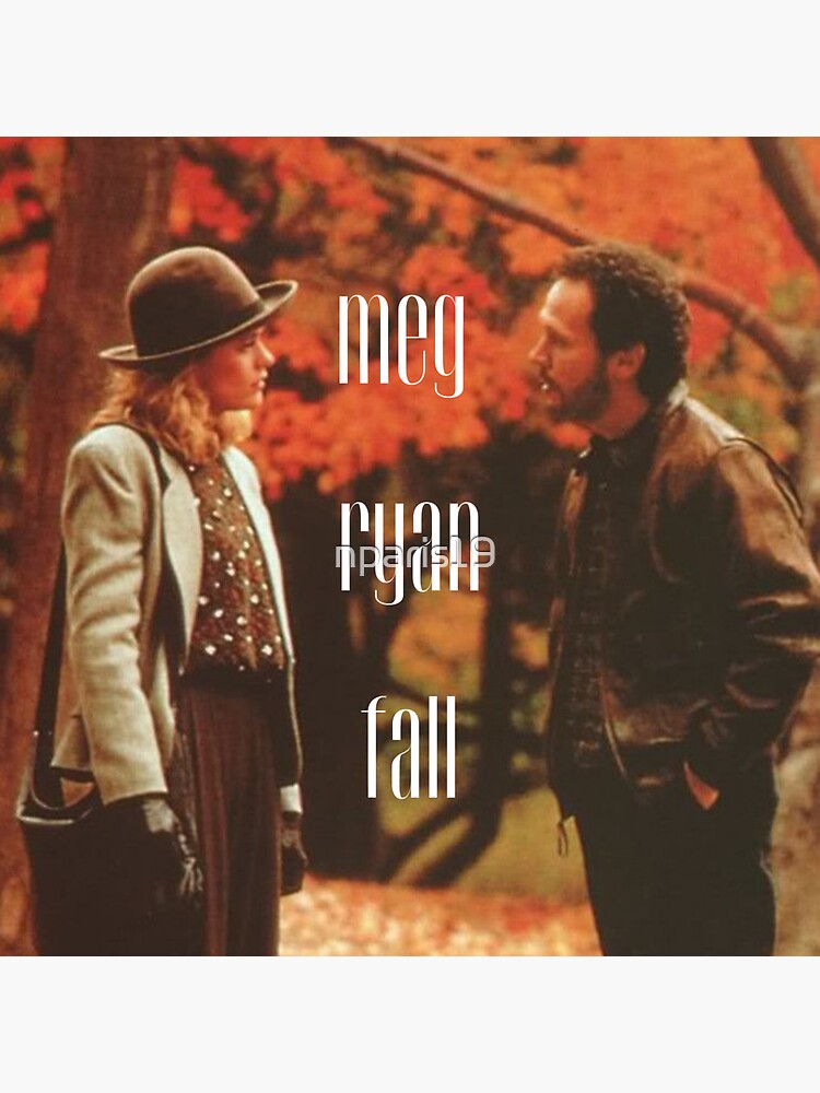 "meg ryan fall" Sticker by nparis19 | Redbubble