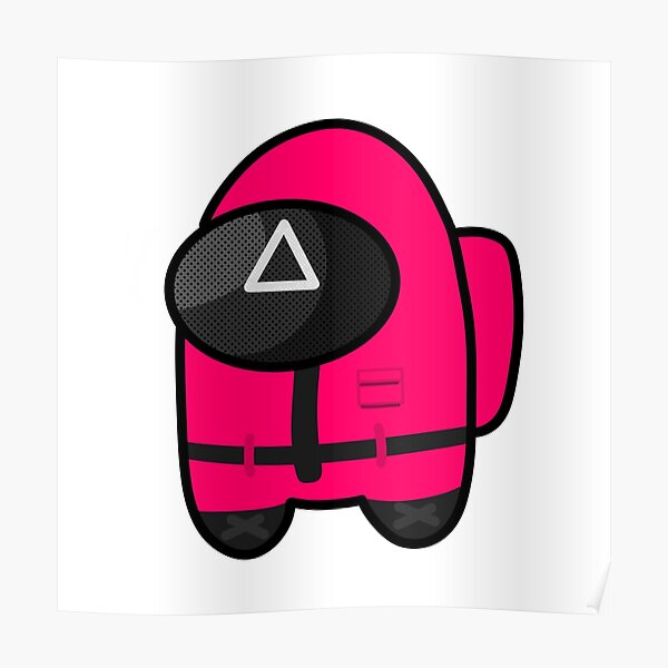 "Sus pink soldier crew member" Poster for Sale by LoryDrawings | Redbubble