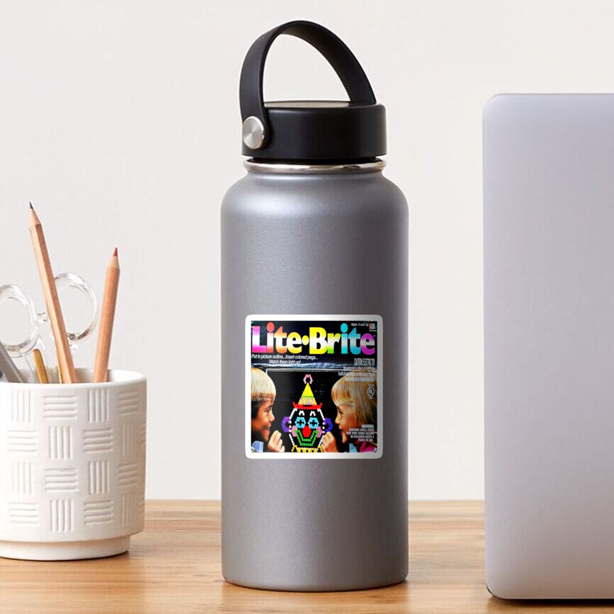 "Lite Brite" Sticker for Sale by timetodieoldman | Redbubble