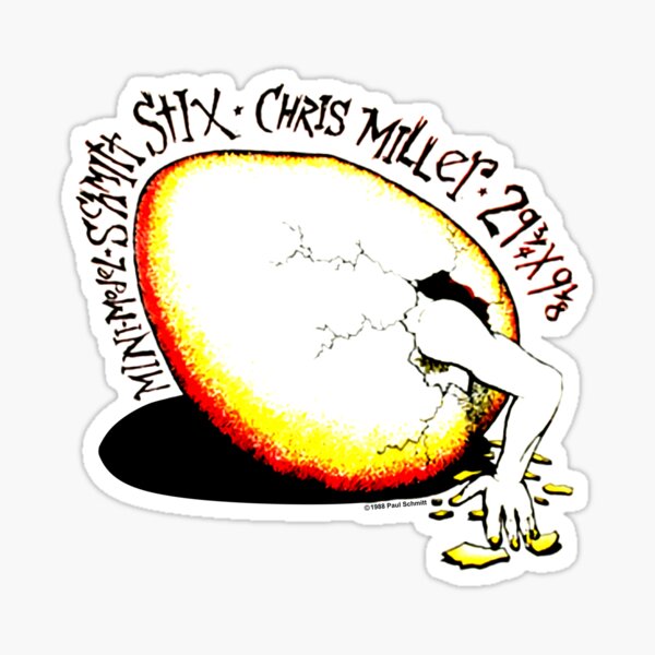 "1988 Schmitt Stixx Vintage Chris Miller Mini Model" Sticker for Sale ...