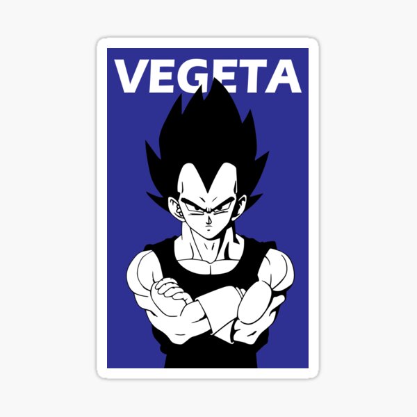 "Vegeta | Dragon Ball Z" Sticker by ZLDK | Redbubble