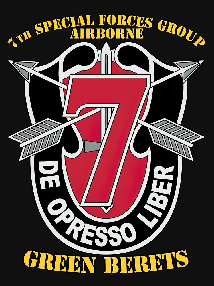 "7th Special Forces Group " T-shirt for Sale by genderinterrupt ...