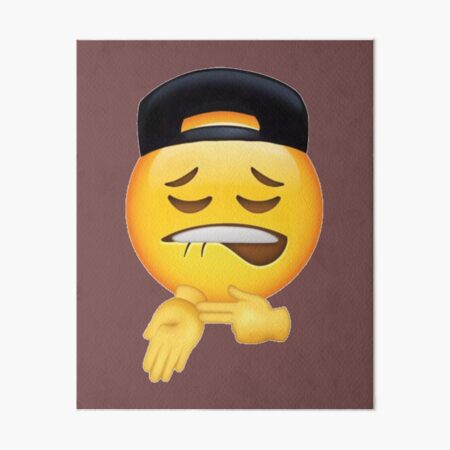 "Sheesh Emoji s " Art Board Print for Sale by 123emmashirts | Redbubble