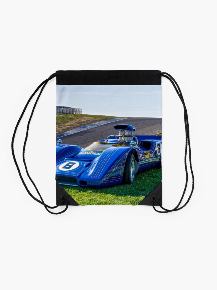 "1967 McLaren M6A Can Am Race Car" Drawstring Bag for Sale by ...
