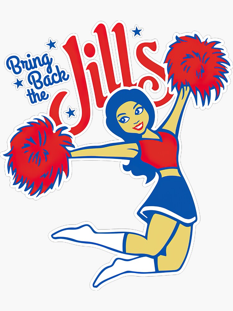 "Buffalo Jills Cheerleaders " Sticker by sowndercaterer | Redbubble