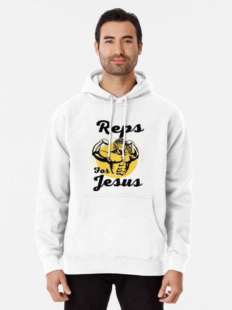 Body Builder Cheap Workout Hoodies Reps for Jesus Gym Workout ...