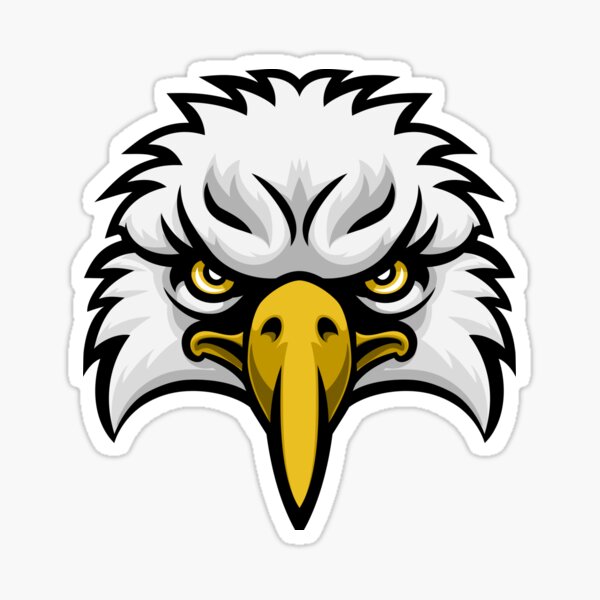 "falcon face" Sticker by Ayham1 | Redbubble