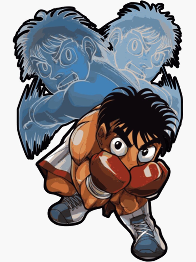 "Chibi Hajime no Ippo " Sticker for Sale by WildChildin | Redbubble