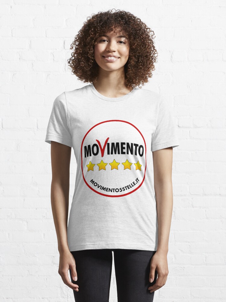 "Five Star Movement (M5S) Logo" T-shirt by Spacestuffplus | Redbubble ...