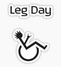 Funny Handicap Stickers | Redbubble