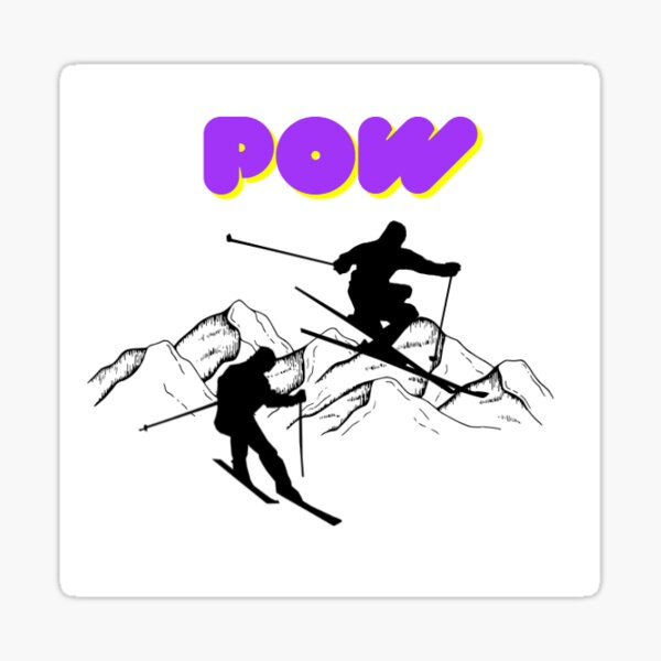"Pow" Sticker by xana18 | Redbubble