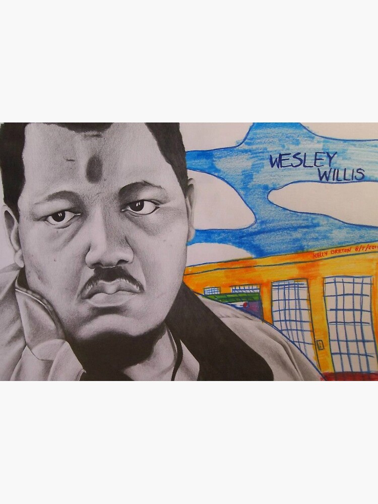 "Wesley Willis Portrait" Art Print for Sale by ArtSong | Redbubble