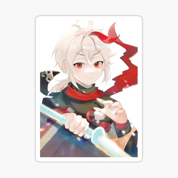 "Genshin Impact Kazuha" Sticker for Sale by tamikabee | Redbubble