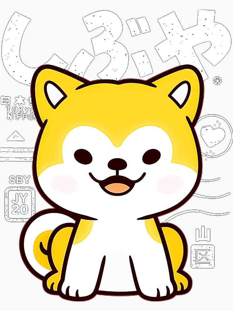 "Shibuya Hachiko Kawaii " Sticker for Sale by ceremonybishop | Redbubble