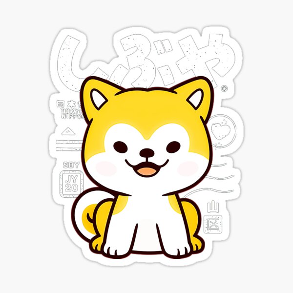 "Shibuya Hachiko Kawaii " Sticker for Sale by ceremonybishop | Redbubble
