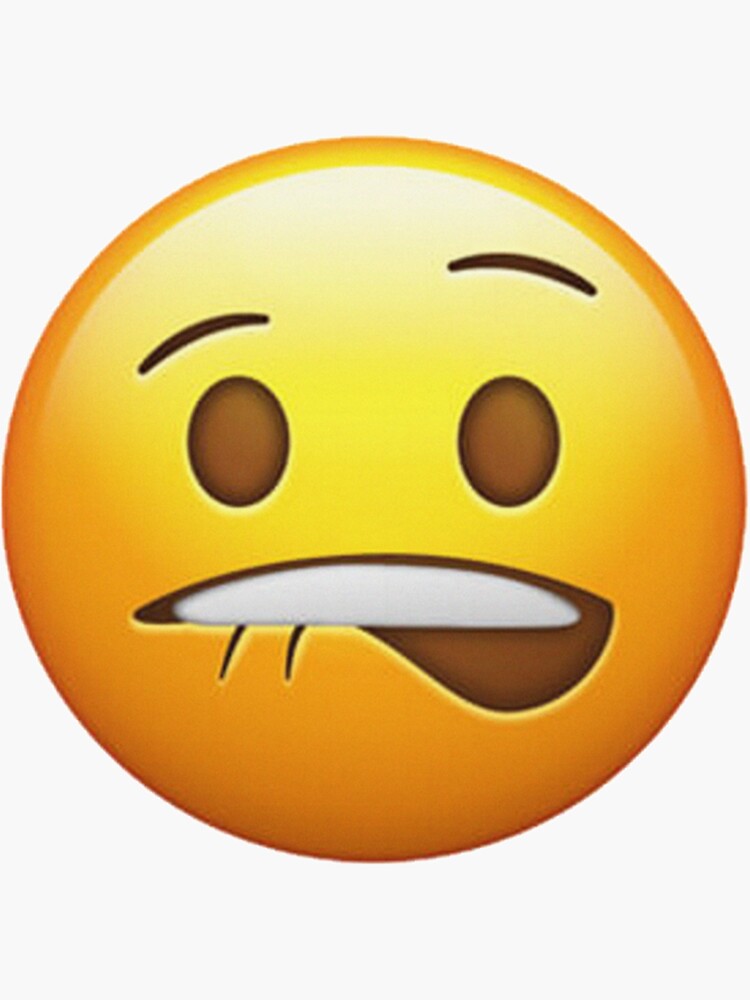 Sticker « mordre les lèvres emoji sheesh meme », par SirMemesALotR ...