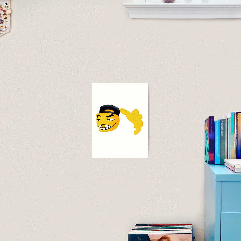 "Dab Me Up Emoji (Grabs Your Balls Meme) " Art Print for Sale by ...