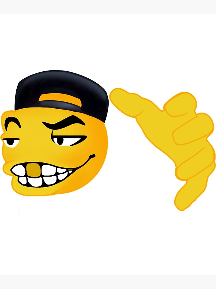 "Dab Me Up Emoji (Grabs Your Balls Meme) " Art Print for Sale by ...