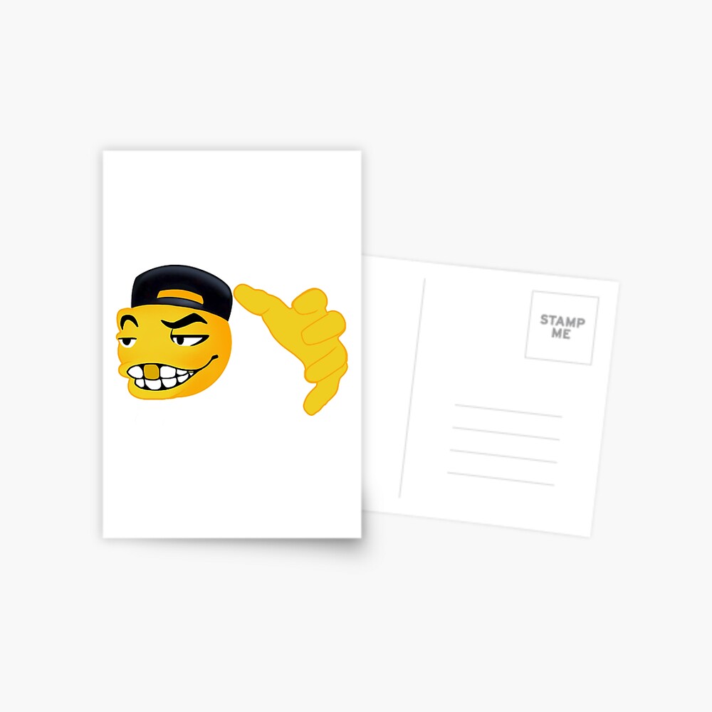 Dab Me Up Emoji Grabs Your Balls Meme Postcard By Sirmemesalotr