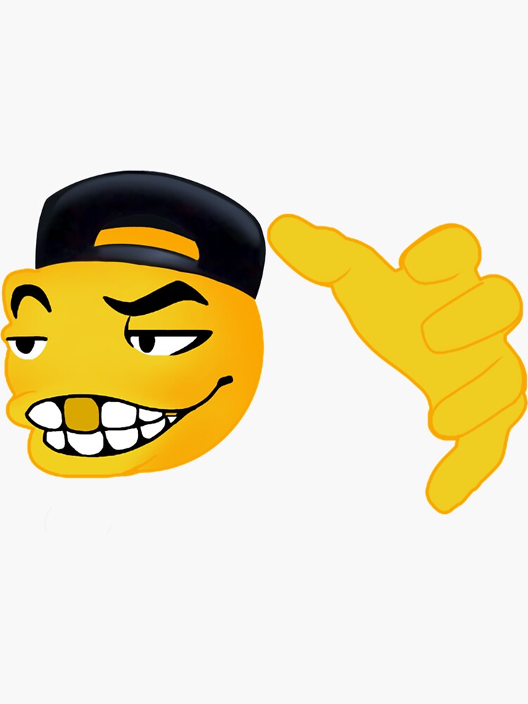 Pegatina «Dab Me Up Emoji (meme agarra tus bolas)» de SirMemesALotR ...
