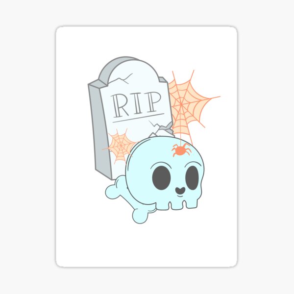 "RIP" Sticker for Sale by iamhaiba | Redbubble