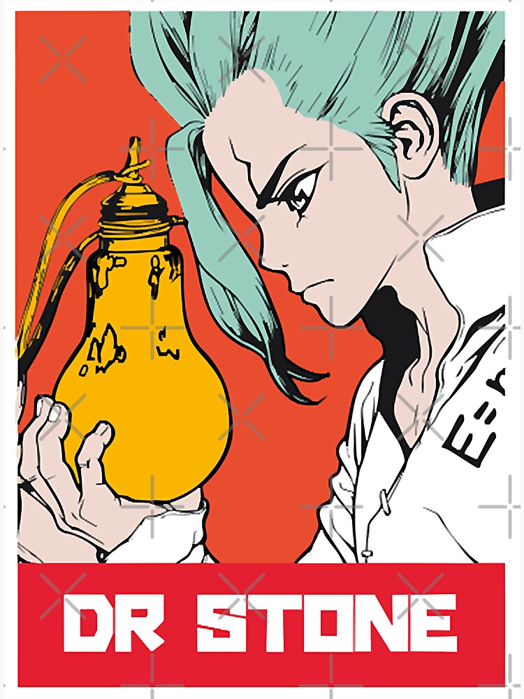 "Senku Ishigami in the lab " Sticker by RyckmanMelba | Redbubble