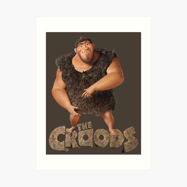 "Grug from The Croods movie" Art Print for Sale by kgiannoudis | Redbubble