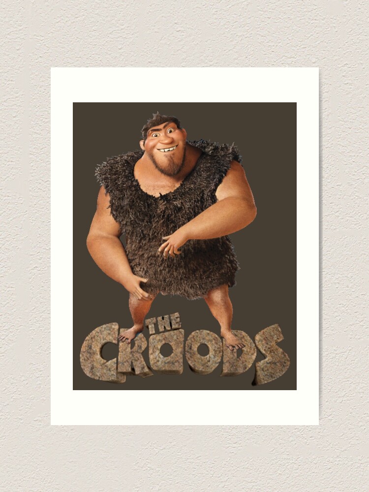 "Grug from The Croods movie" Art Print for Sale by kgiannoudis | Redbubble