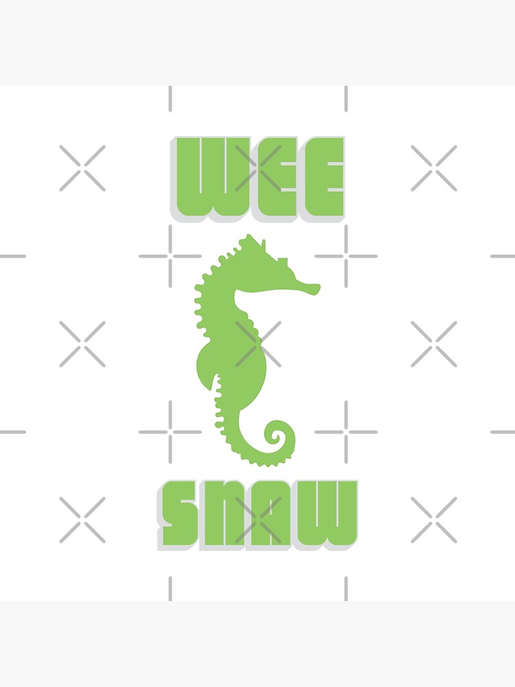 "Wee Snaw" Poster by DJBALOGH | Redbubble