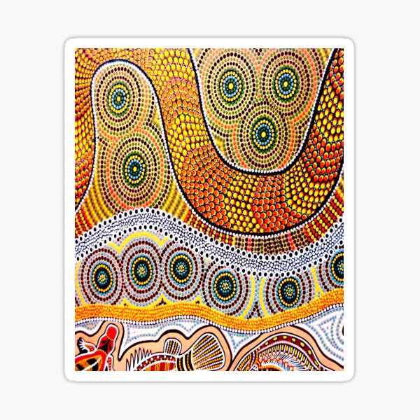 " australian aboriginal art" Sticker for Sale by mozax | Redbubble