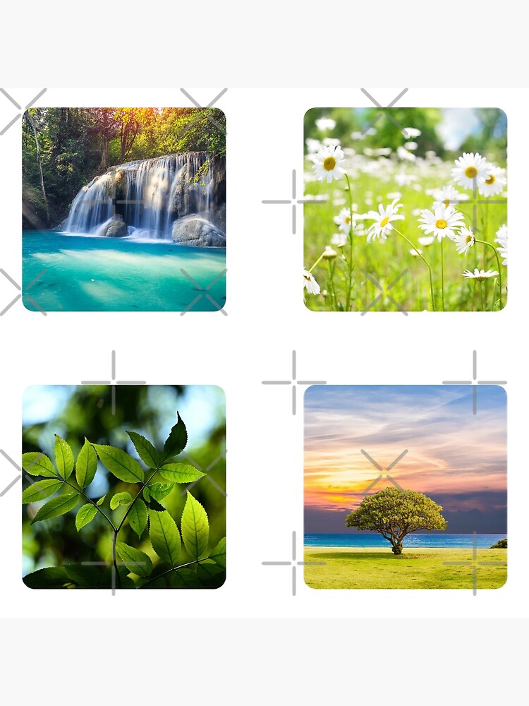 "Beautiful Nature Sticker Pack" Poster for Sale by StickersAllOver ...